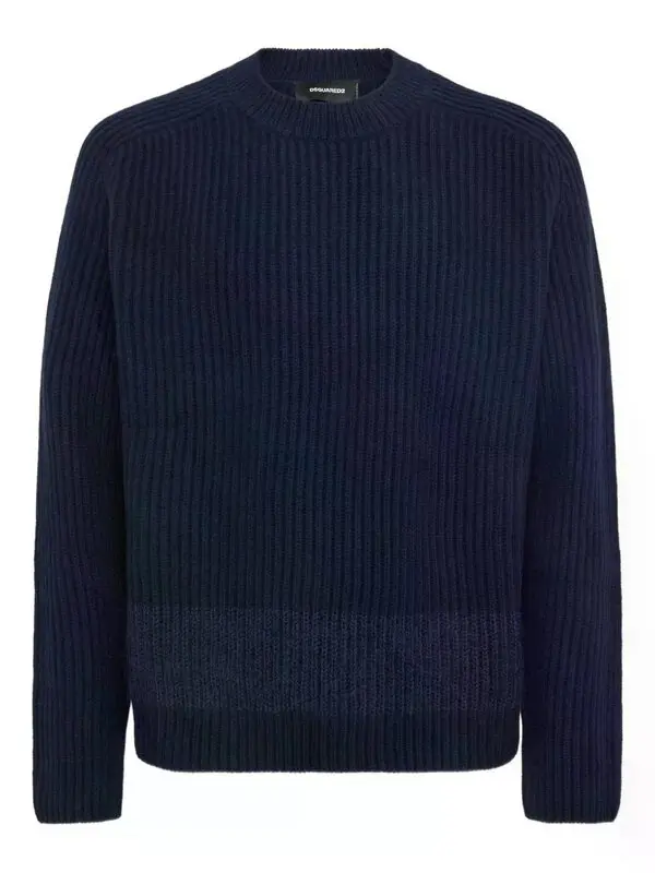 Dsquared2 Ribbed Jumper - Blue