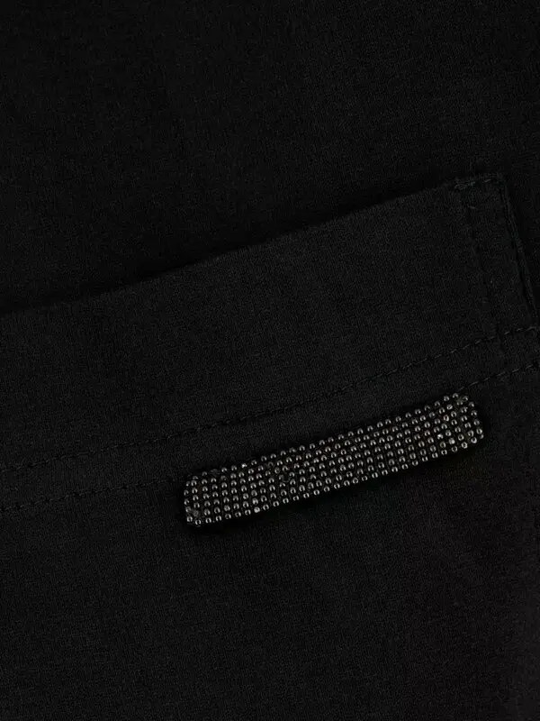 Brunello Cucinelli Embellished Pocket T-shirt - Black