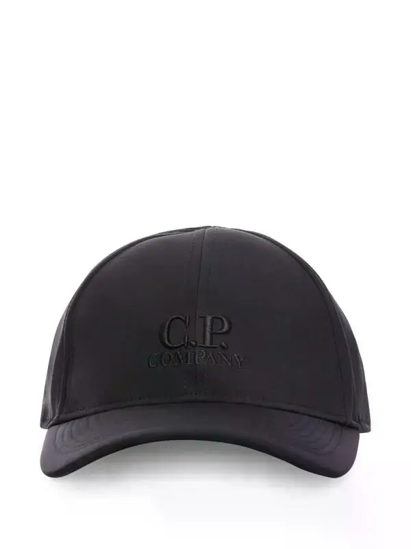 C.P. COMPANY Logo-embroidered Baseball Cap - Black