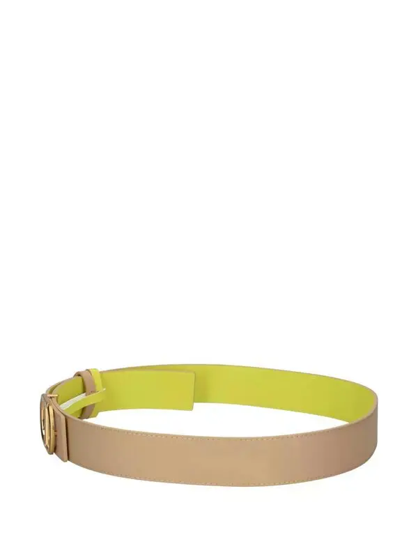 TWINSET Reversible Leather Belt - Brown