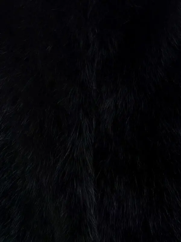 Herno Faux-fur Sleeveless Vest - Black