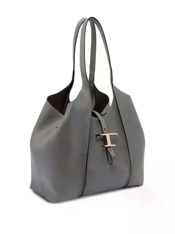TOD'S T-clasp Leather Tote Bag