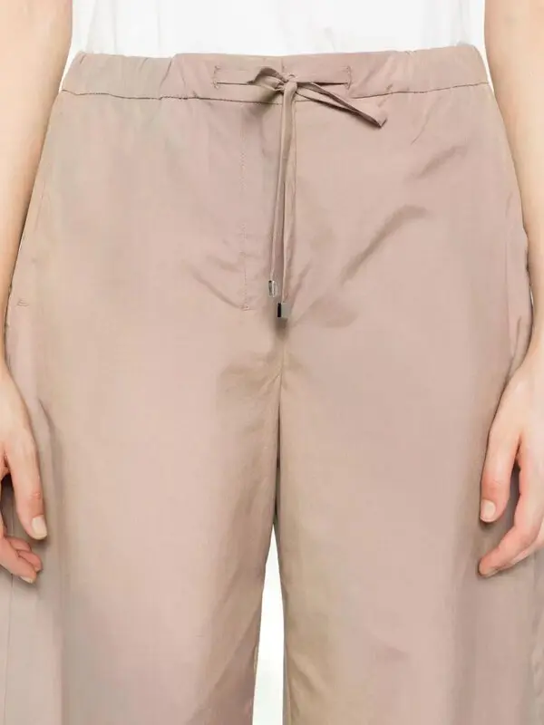 Max Mara Drawstring Cotton Trousers