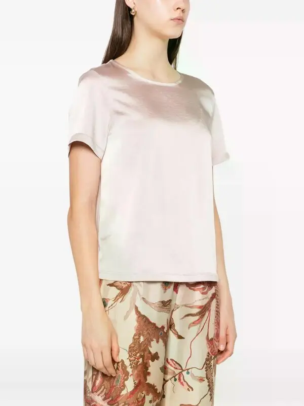 Max Mara Keyhole-neck Short-sleeve Top