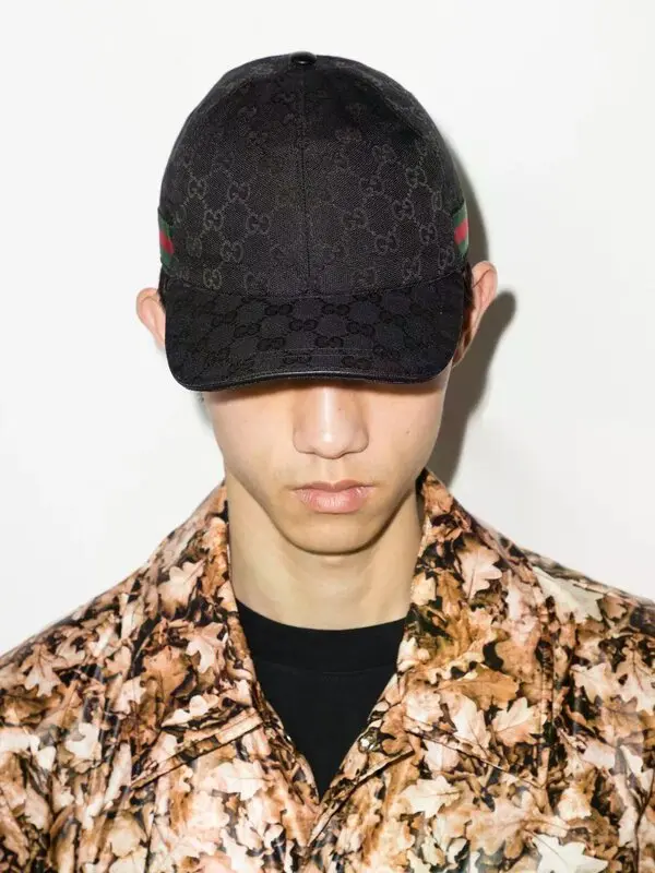 Gucci Gg Supreme Web Baseball Cap