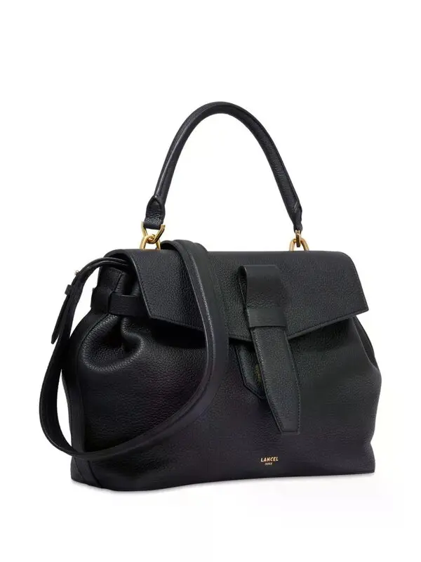 LANCEL Charlie De Leather Tote Bag - Black