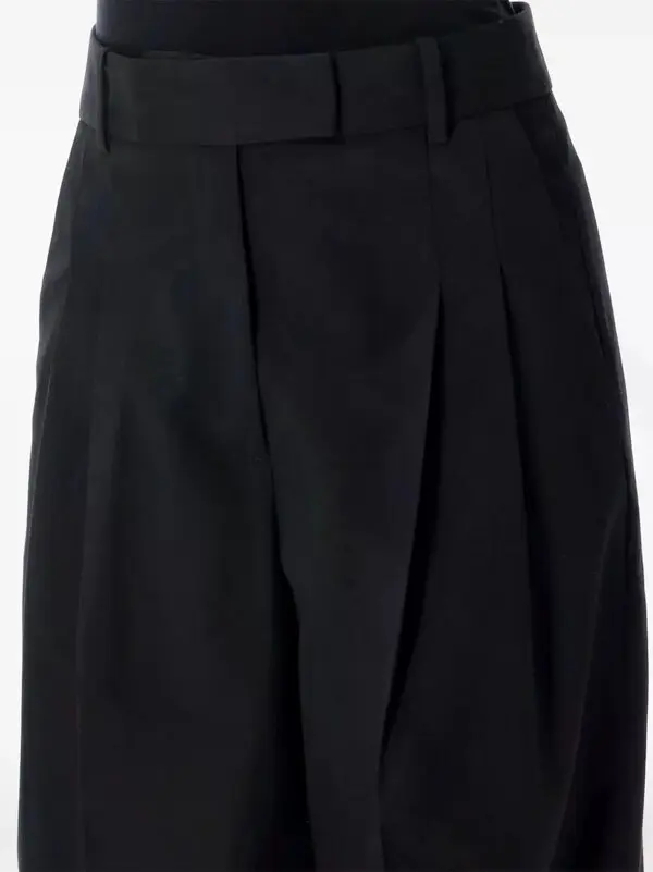 BY MALENE BIRGER Cymbara Pleat-detailed Trousers - Black