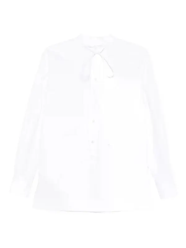 Gucci Neck-tie Long-sleeve Shirt