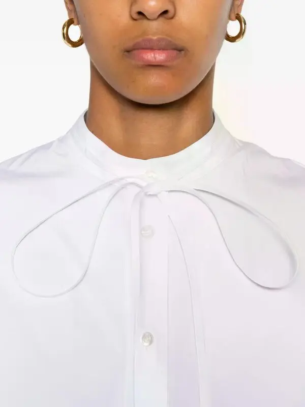 Gucci Neck-tie Long-sleeve Shirt