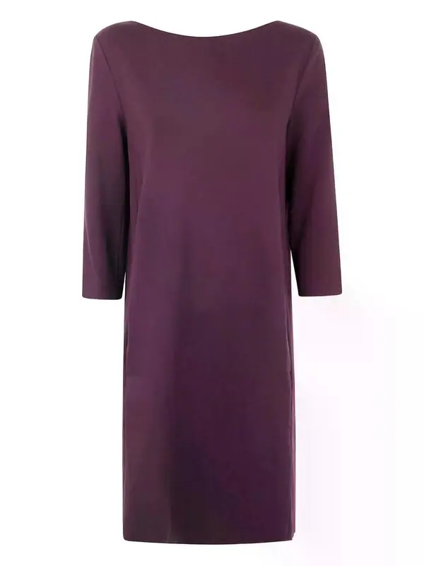 Liviana Conti Boat-neck A-line Dress - Red