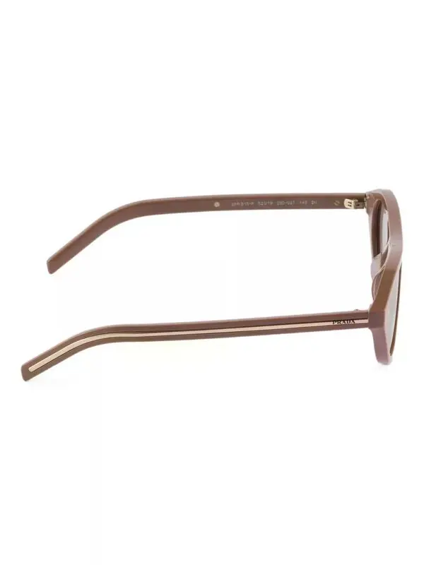 Prada Triangle-detail Cat-eye Sunglasses