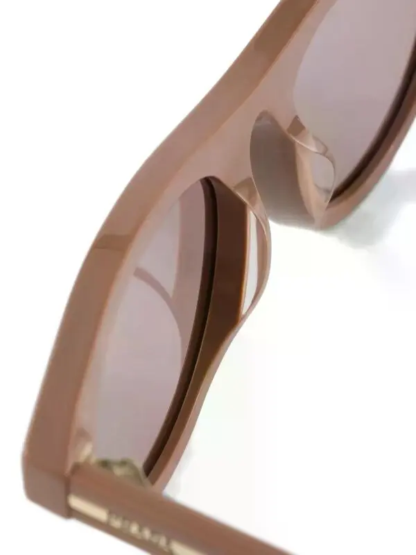 Prada Triangle-detail Cat-eye Sunglasses