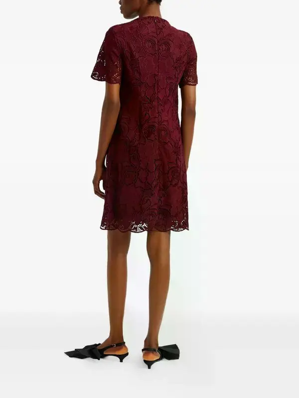 Erdem Floral Lace Mini Dress