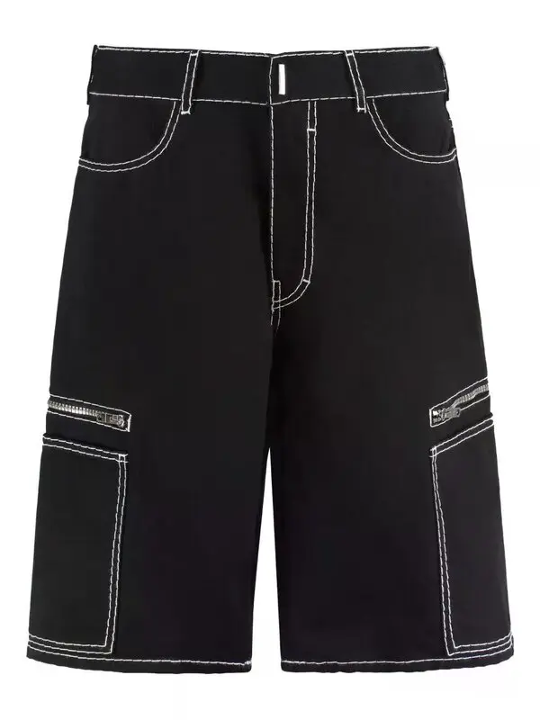 Givenchy Contrast-stitching Shorts