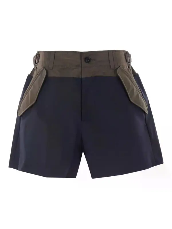 Sacai Belted Pocket Shorts