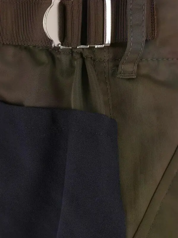 Sacai Belted Pocket Shorts