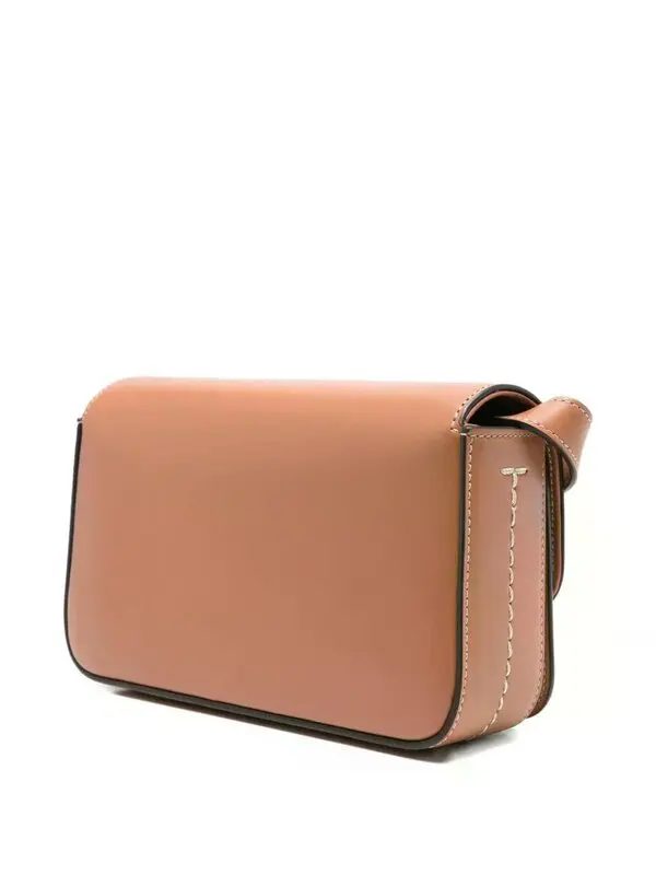 TOD'S Leather Crossbody Bag - Brown