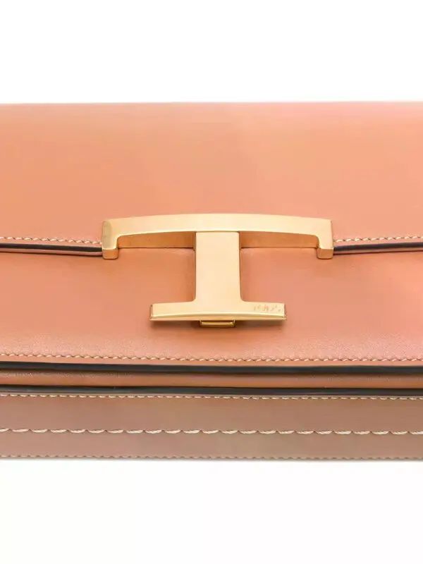 TOD'S Leather Crossbody Bag - Brown