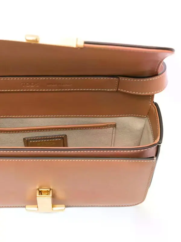 TOD'S Leather Crossbody Bag - Brown