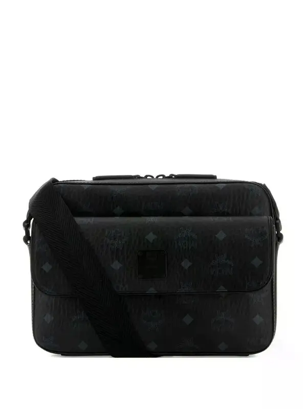 Mcm Monogram Messenger Bag