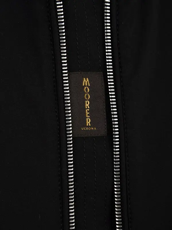 MOORER Zip-up Jacket - Black