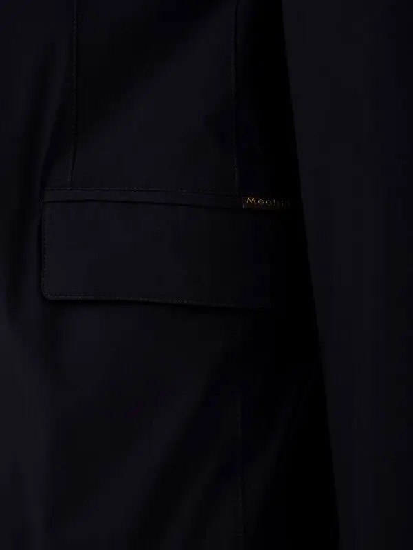 MOORER Button Detailed Jacket - Blue