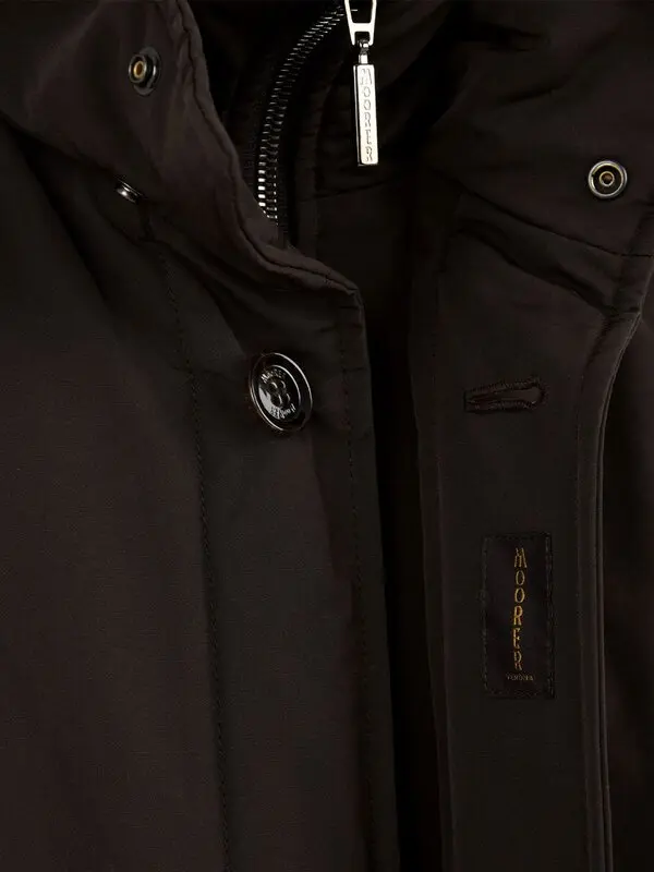 MOORER Tailored Coat - Brown