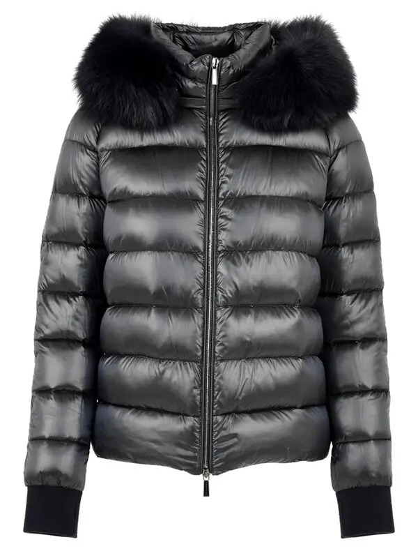 MOORER Fur Trimmed Coat - Ottanio
