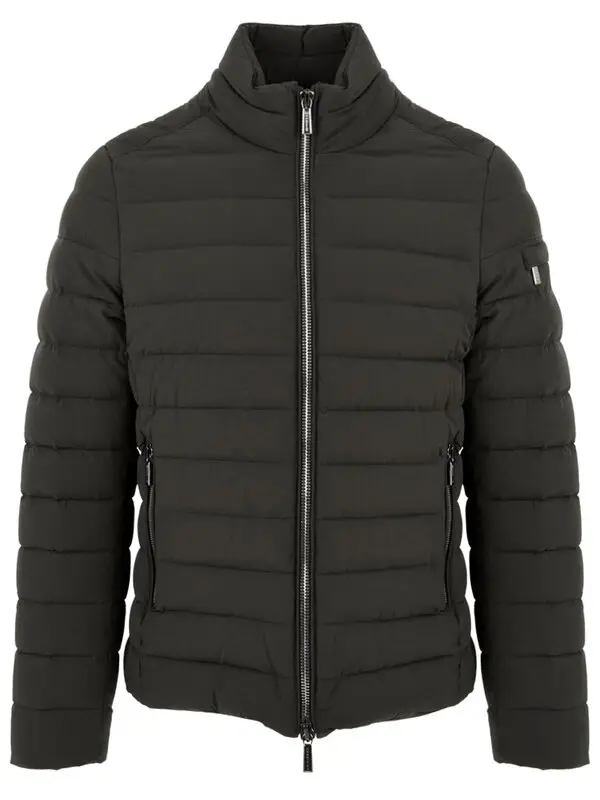 MOORER Padded Zip Up Coat