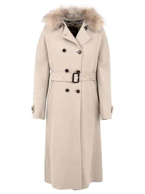 MOORER Belted Coat