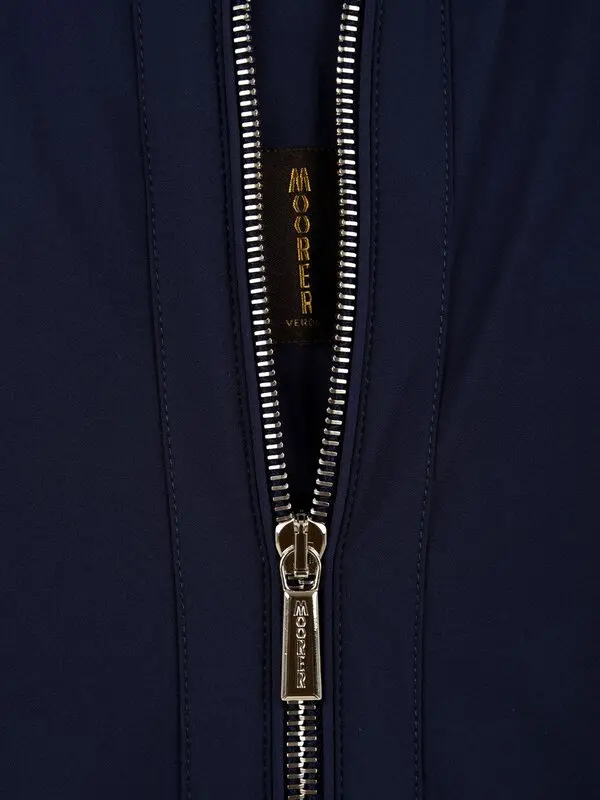 MOORER Zip-up Jacket - Blue