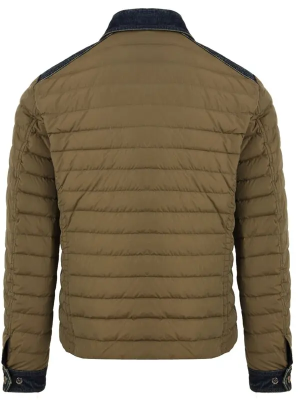 MOORER Quilted Buttoned Coat