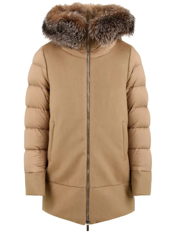 MOORER Long Padded Coat