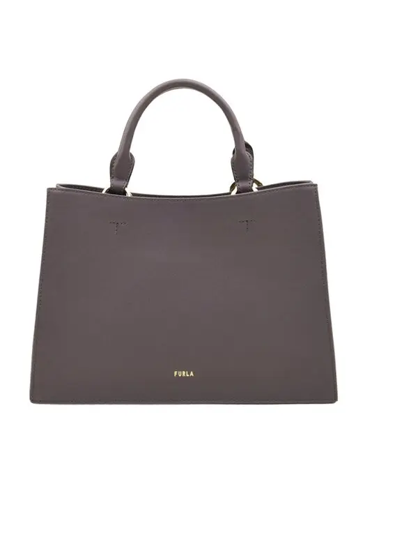 Furla Tote Handbag With Shoulder Strap - Soil