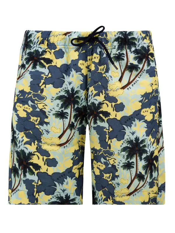 Paul Smith Printed Shorts - Blue