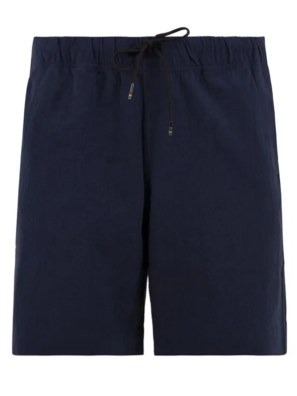 Paul Smith Seersucker Shorts - Very Dark Navy