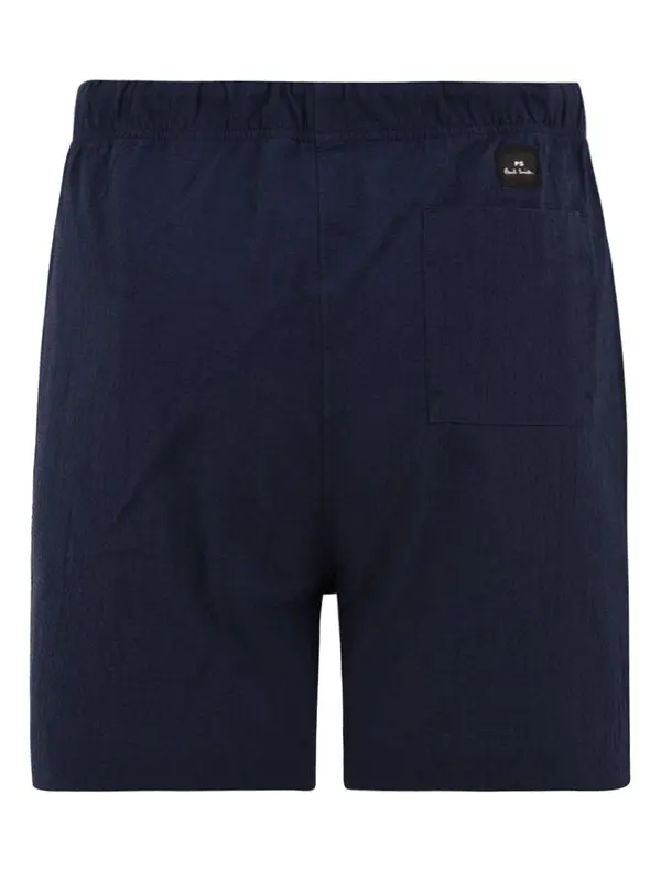 Paul Smith Seersucker Shorts - Very Dark Navy