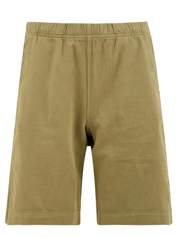 Paul Smith Cotton-linen Blend Shorts - Light Greyish Green