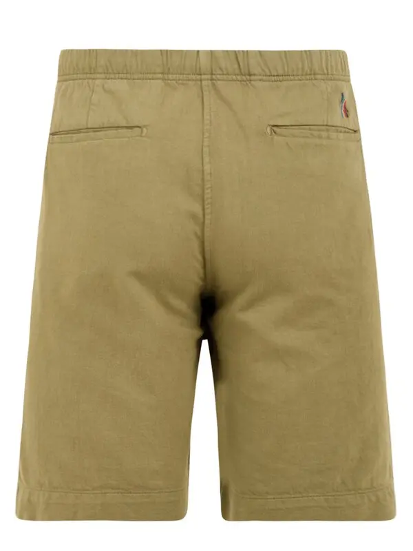 Paul Smith Cotton-linen Blend Shorts - Light Greyish Green
