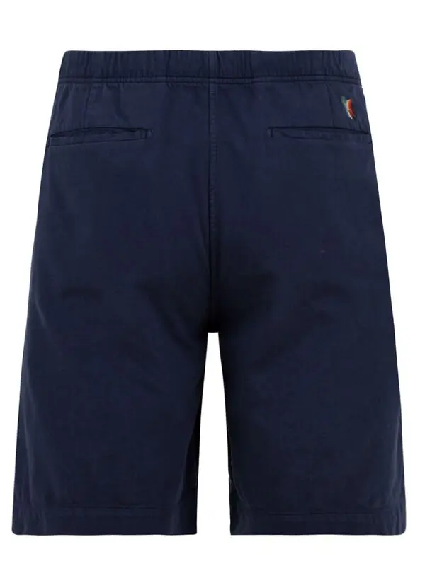 Paul Smith Cotton-linen Blend Shorts - Blue