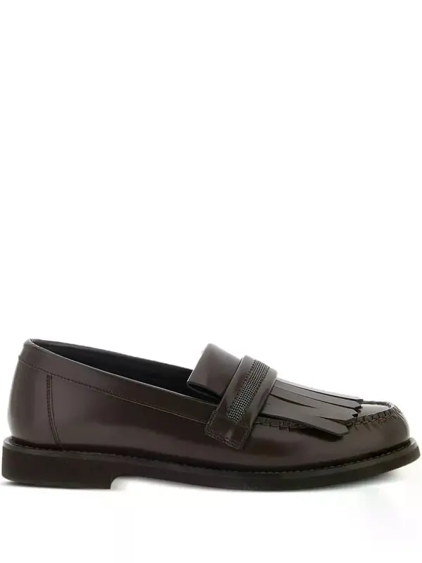 Brunello Cucinelli Monili-chain Loafers