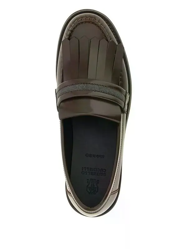 Brunello Cucinelli Monili-chain Loafers