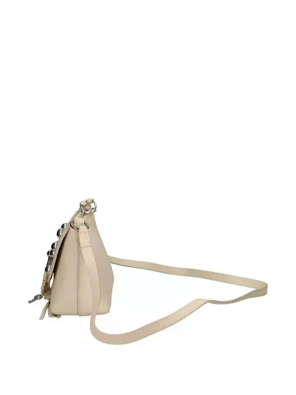 See By Chloé Ring-detail Studded Crossbody Bag - Neutrals
