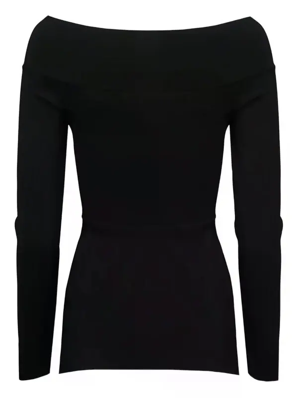 Stella McCartney Boat-neck Long-sleeve Top