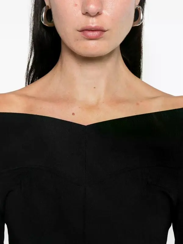 Stella McCartney Boat-neck Long-sleeve Top