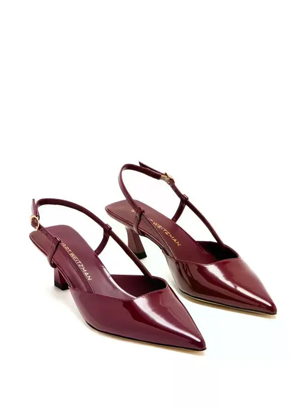 STUART WEITZMAN 50mm Vinnie Slingback Pumps - Red