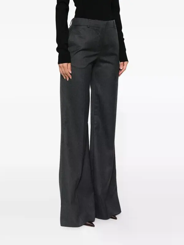 Stella McCartney Tailored Wool Trousers - Grey