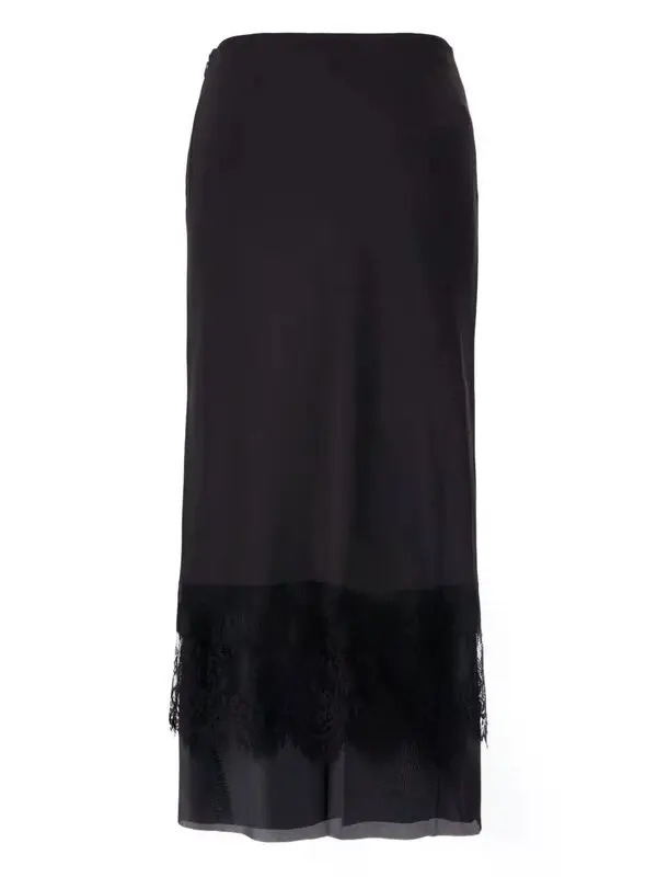 We11Done Lace-trimmed Maxi Skirt