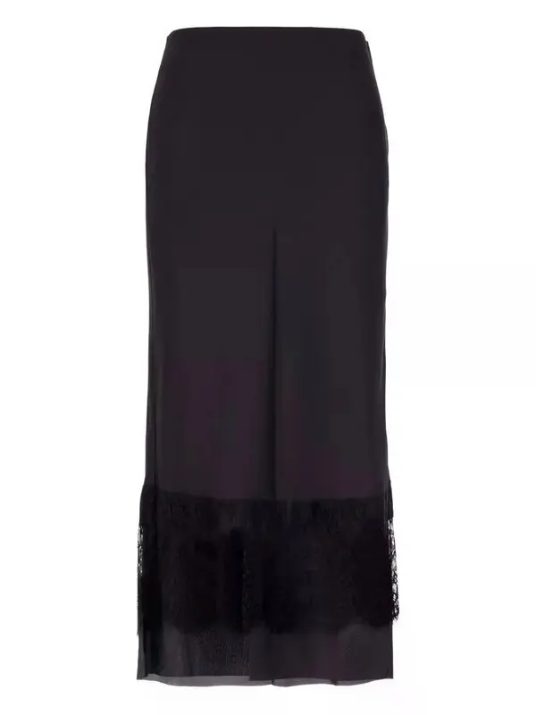 We11Done Lace-trimmed Maxi Skirt