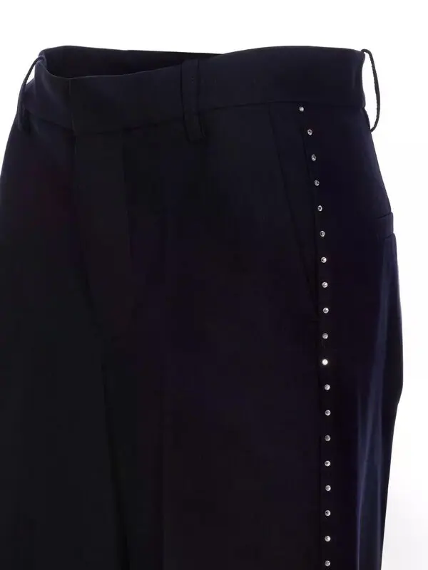 Zadig&Voltaire Crystal-embellished Trousers - Blue